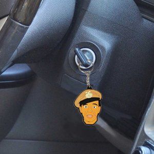 Other | Barney Fife The Andy Griffith Show Rubber Face Keychain Limited ...